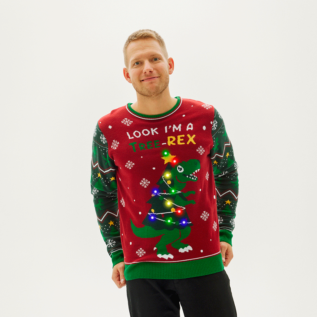 The Tree-REX Sweater | Christmassweats.com – Uglyxmas